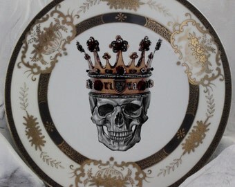 Skull dinnerware | Etsy