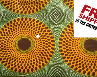 Unique orange african print related items | Etsy