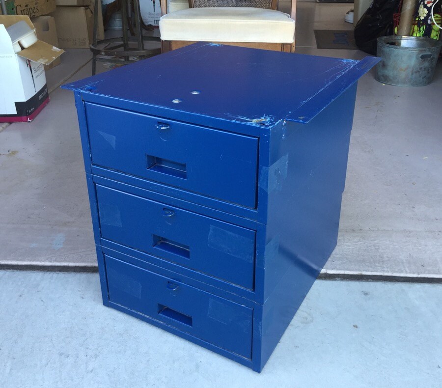 Industrial Lyon steel cabinet modular hanging tool box chest in royal ...