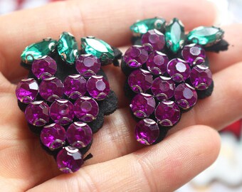 Grape applique | Etsy