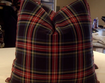 Plaid wool fabric | Etsy