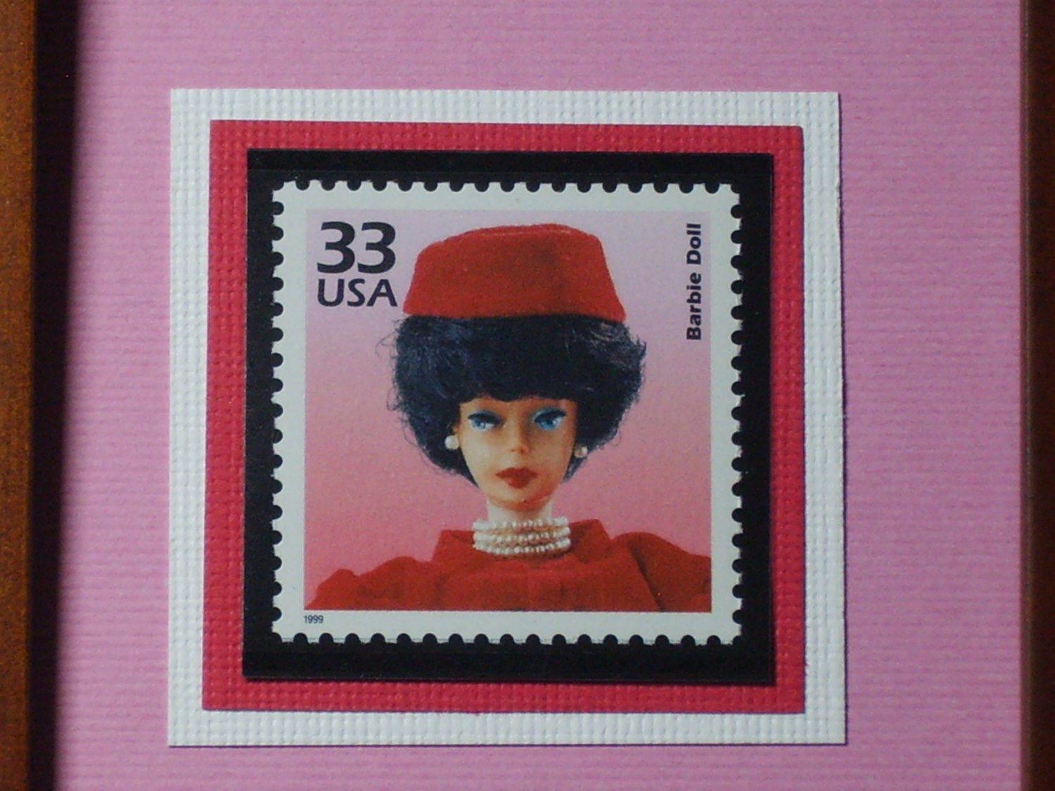 Barbie Doll Framed Commemorative Stamp No. 3188i