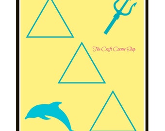 Tri delta letters | Etsy