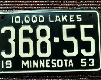 Mini license plate | Etsy