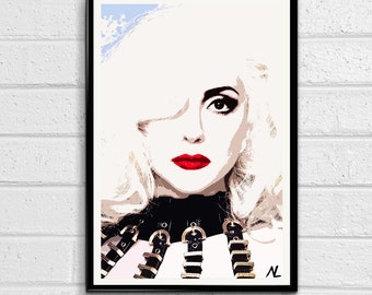 Lady gaga poster | Etsy