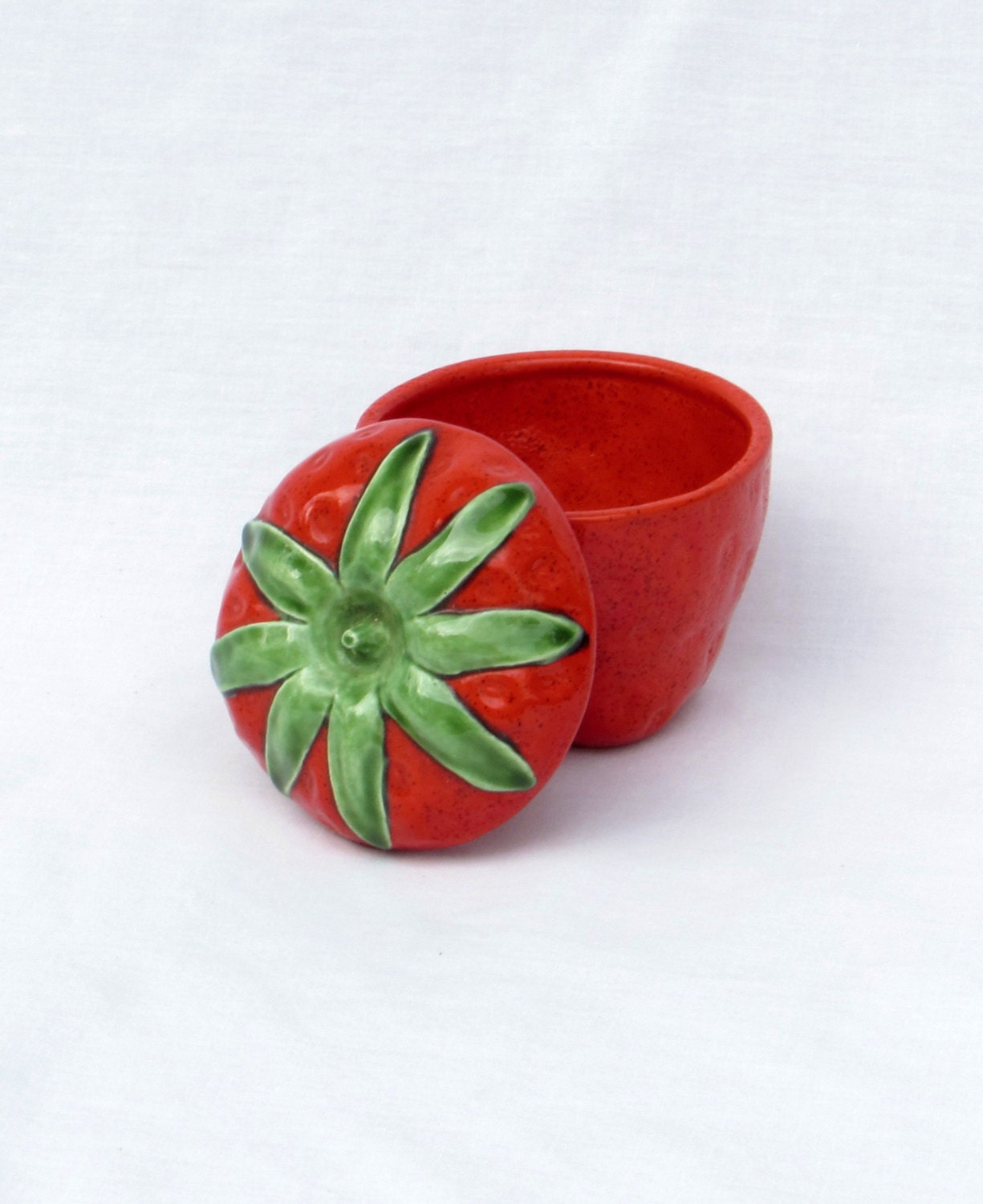 Strawberry Jam Jar by DayJahView on Etsy