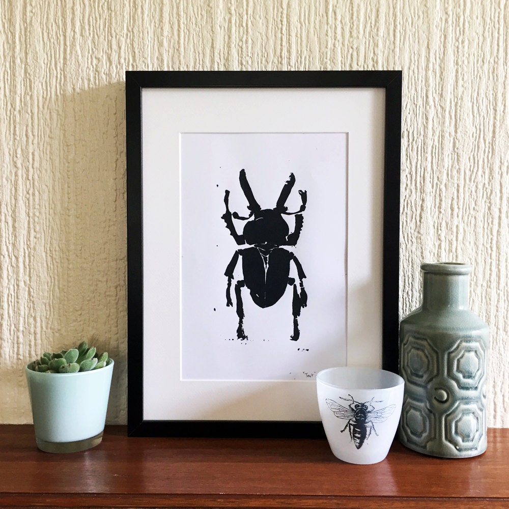 Insect Lino Cut Prints