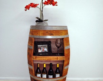 Wine barrel shelf | Etsy