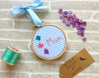 Mini embroidery hoop | Etsy
