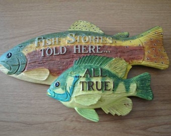 Funny fishing signs | Etsy