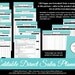 11 x 17 in Message Board Printable Calendar Perpetual Family