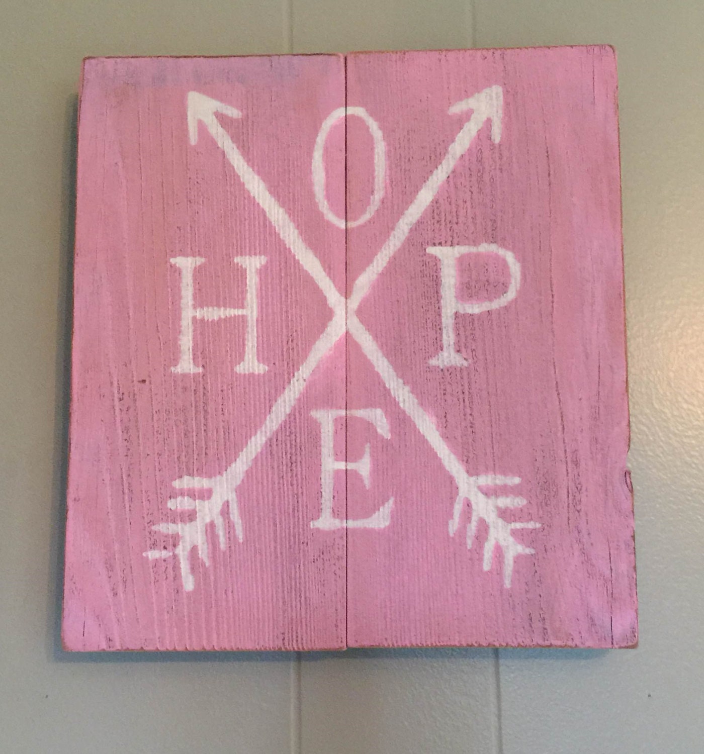 Hope sign inspirational sign Cancer sign Cancer by AntiqueyLace