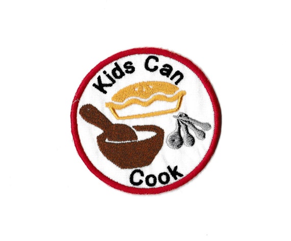 3 Kids Cooking Merit Badge Patch Any Color combo