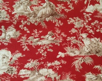 Toile fabric | Etsy