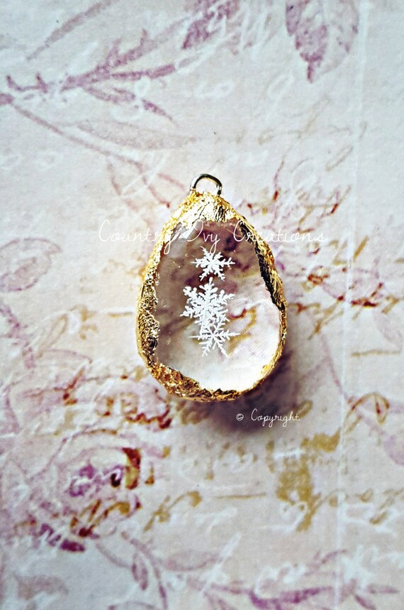 Real Preserved Snowflake pendant real snowflake for sale