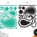 Paisley Vinyl Wall Decals GIR002