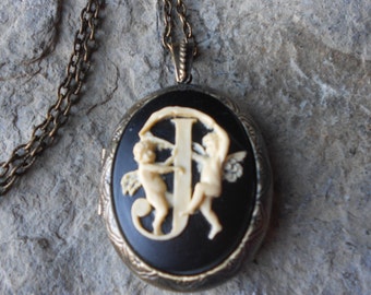 Letter j necklace | Etsy