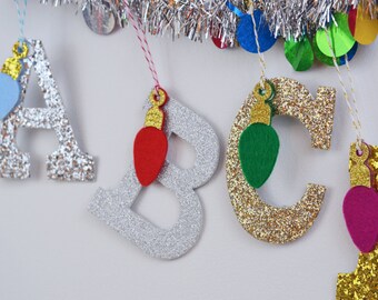 Letter ornament | Etsy