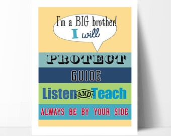 Little brother sign | Etsy