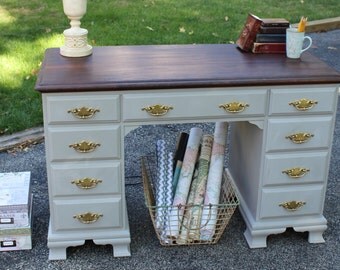 Hand painted desk | Etsy