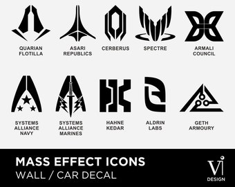 Mass effect decal | Etsy