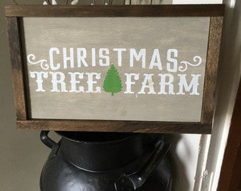 Tree farm sign | Etsy
