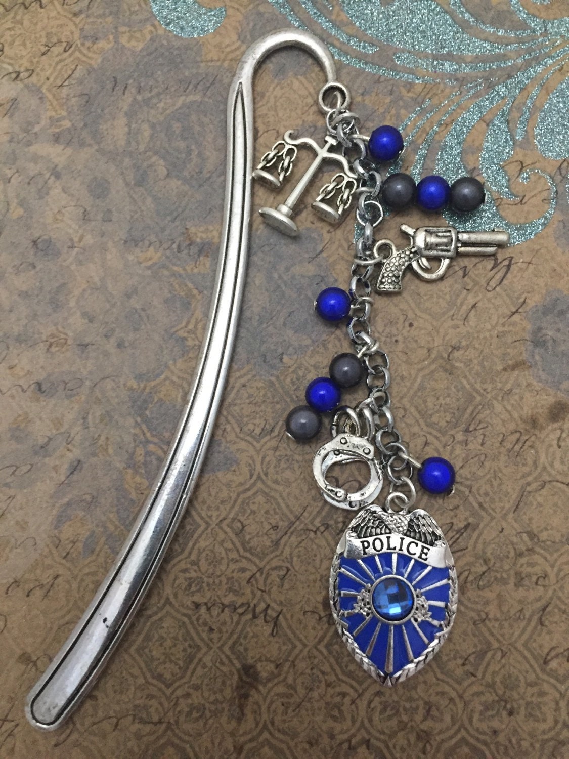 Police Bookmark by ThirtySixDesigns on Etsy