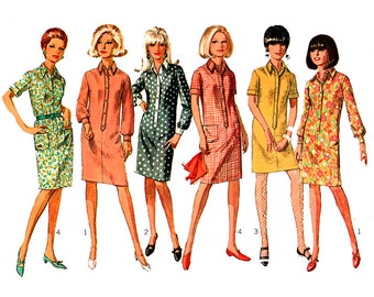 Items similar to 1960s Simplicity 7601 Vintage Sewing Pattern Misses ...