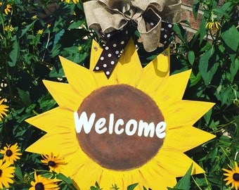 Sunflower Door Pocket Sunflower Bouquet Wildflower Door Pocket