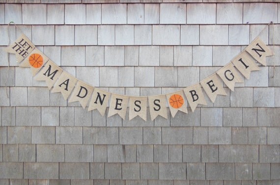 March Madness Decor March Madness Banner March Madness Party