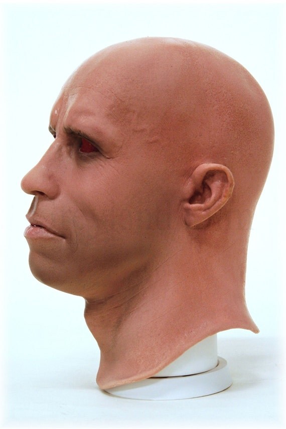 Original latex mask face Greyland Film STEELMAN