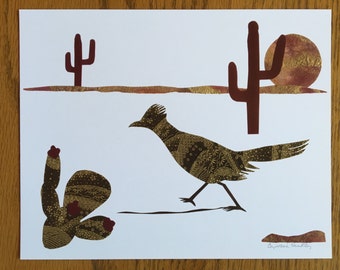 Roadrunner art | Etsy