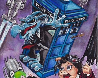 Muppet Who 10th Doctor Doctor who / Muppet by JamesPowellArt