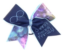 Unique infinity cheer bow related items | Etsy
