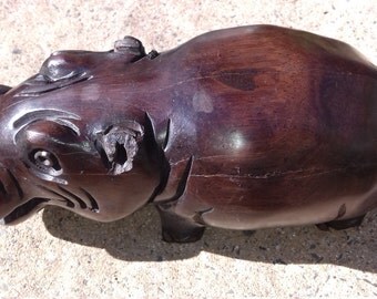 Hippo sculpture | Etsy