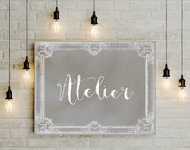 Popular items for atelier sign on Etsy