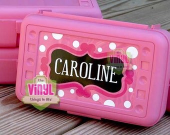 Girl pencil box | Etsy