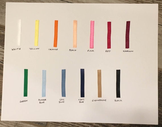 8 tags with color ribbon options or twine PRINTED item: Set of