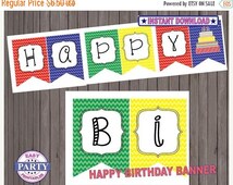 Unique rainbow birthday banner related items | Etsy