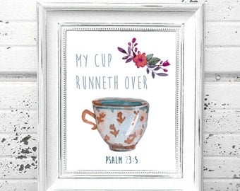 My cup runneth over | Etsy
