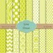 Mustard Digital Paper: Mustard Patterns yellow by Lunabludesign
