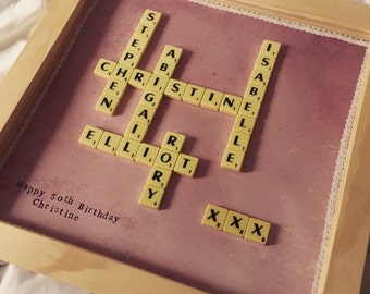 Scrabble gifts | Etsy