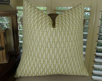 Green Velvet Pillow Designer Luxury Green by PillowsAndAccents