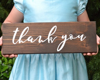 Thank you signage | Etsy