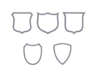 Monogram shield | Etsy