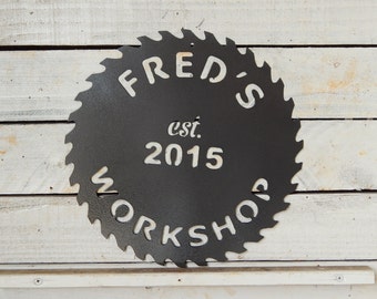 Personalized Tool Shop Sign Tool Sign by EvyAnnDesigns on Etsy