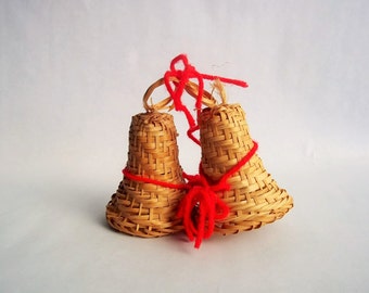 Wicker bells | Etsy