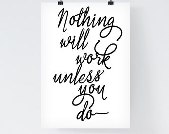 Unique nothing will work related items | Etsy