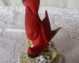 Unique red bird figurine related items | Etsy