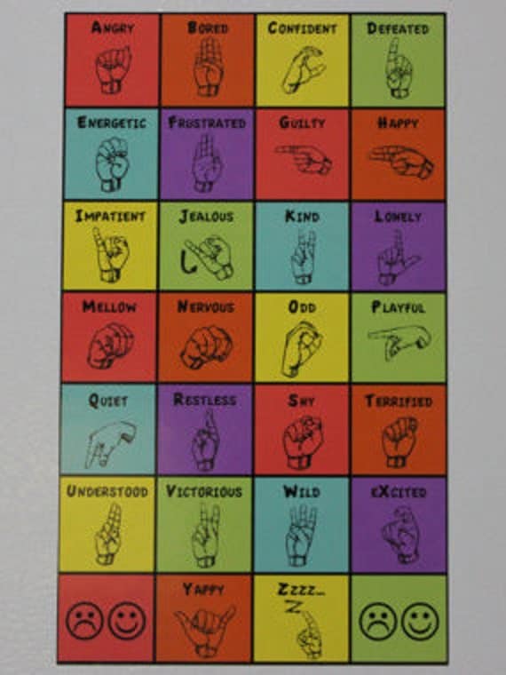 Asl Feelings And Emotions